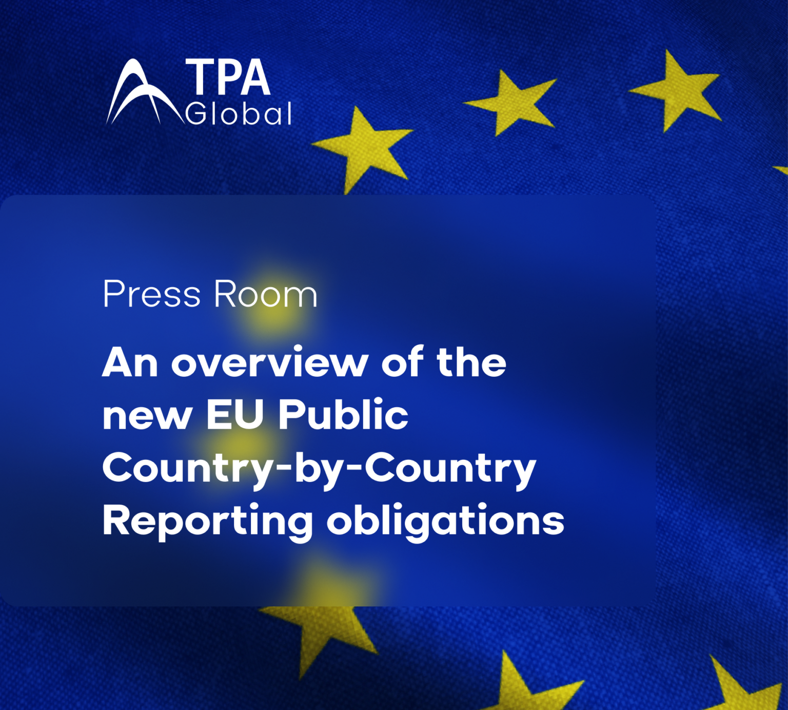 An overview of the new EU Public Country-by-Country Reporting ...