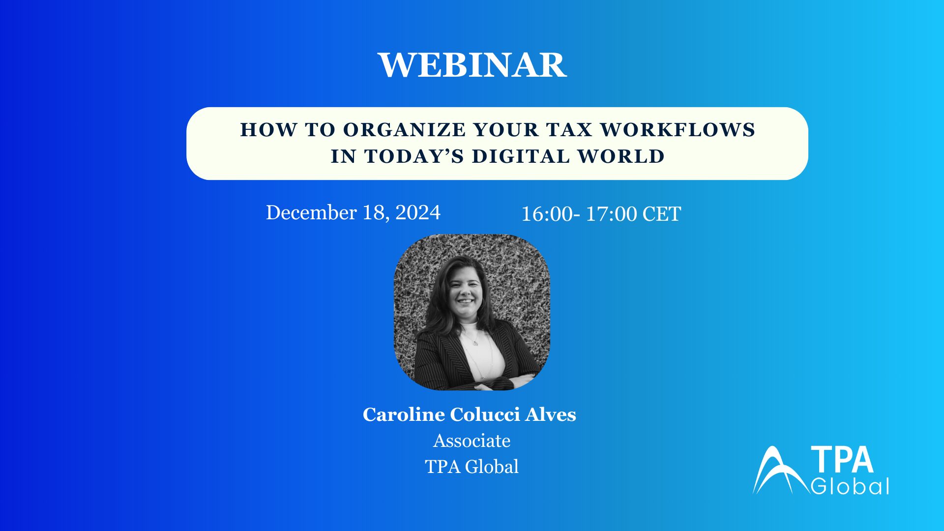 Digital Tax Workflow Transformation: Optimize Compliance & Drive Efficiency