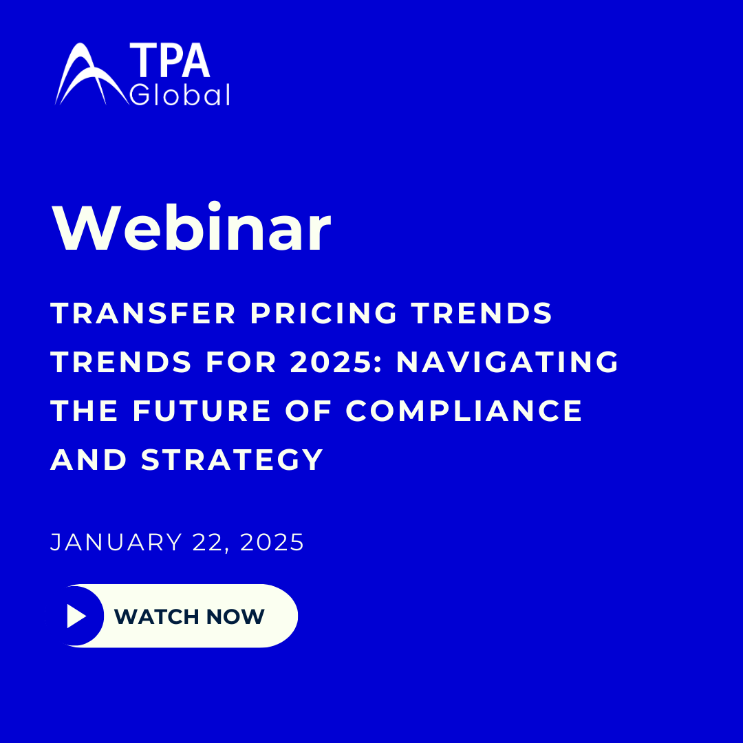 Transfer Pricing Trends 2025 | Webinar Archive