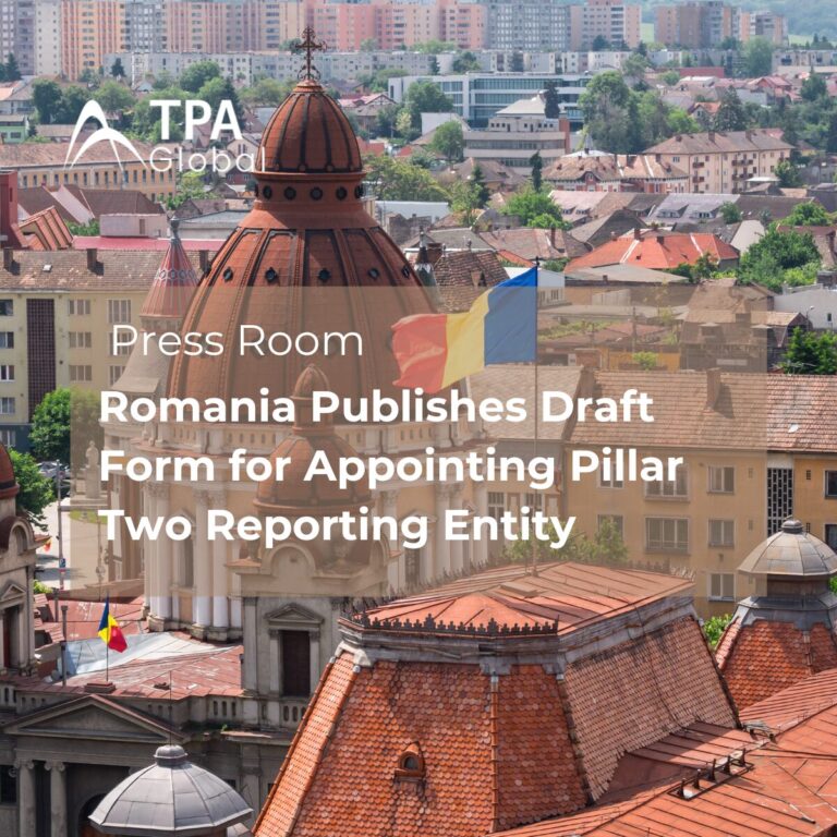 Romania Pillar Two Reporting Form | TPA Global