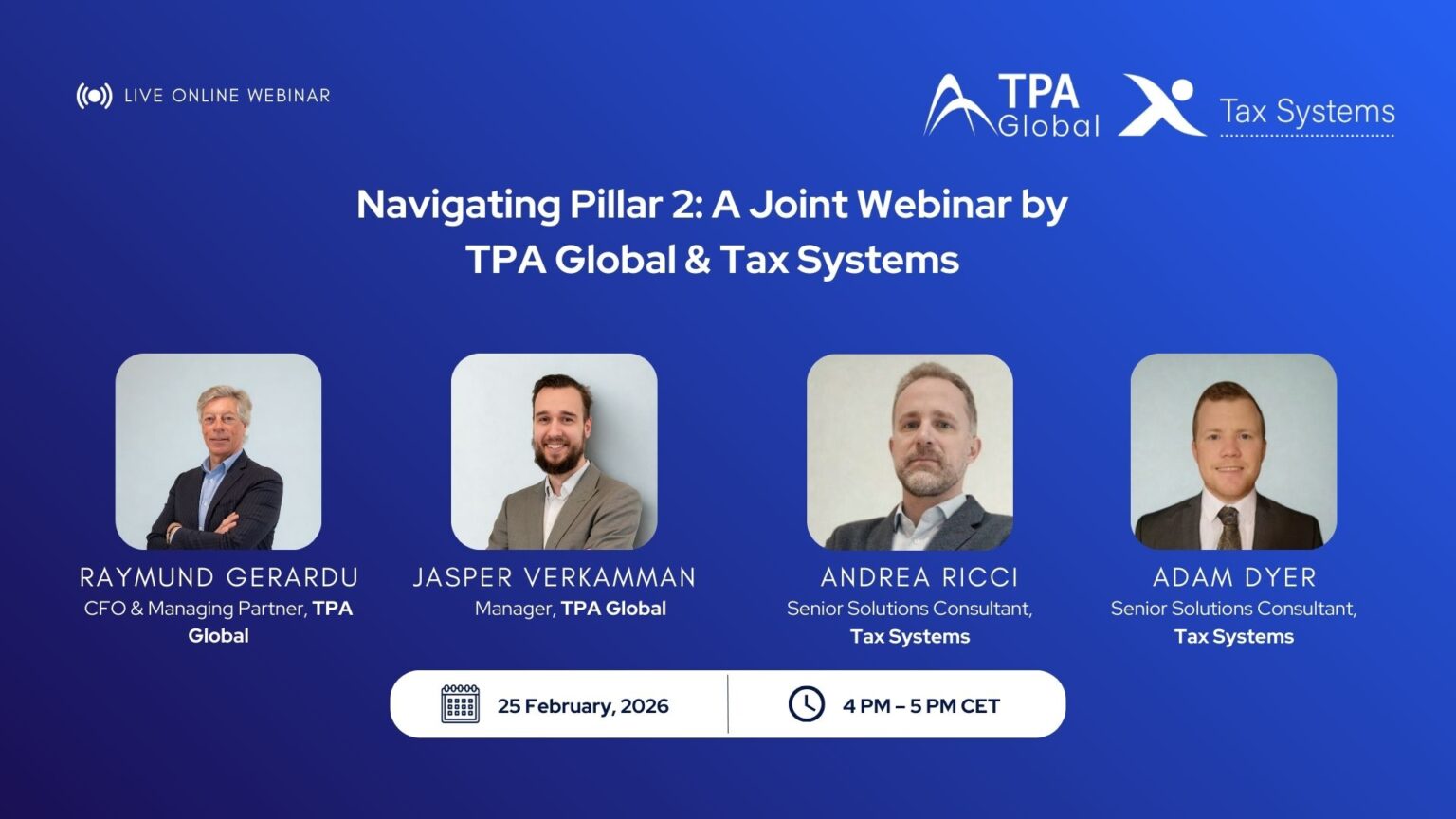 OECD Pillar 2 Webinar Recording | TPA Global